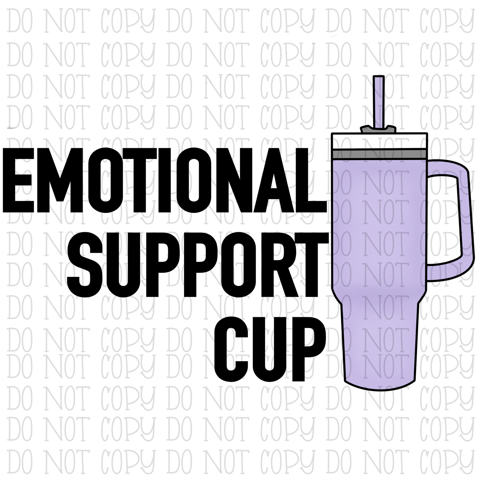Emotional Support Cup - Stanley - Lavender – Collado Subs