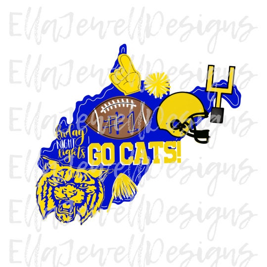 Go Cats West Virginia - Wildcats – Collado Subs